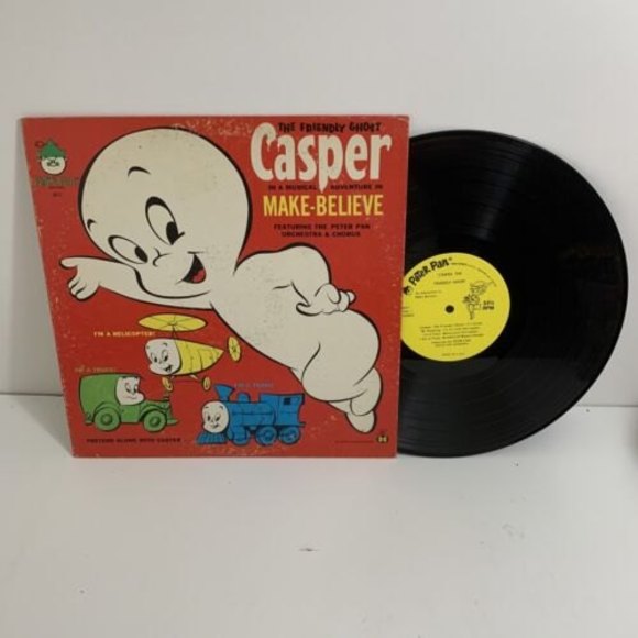 Media | Casper The Friendly Ghost Adventure In Makebelieve Lp Peter Pan ...